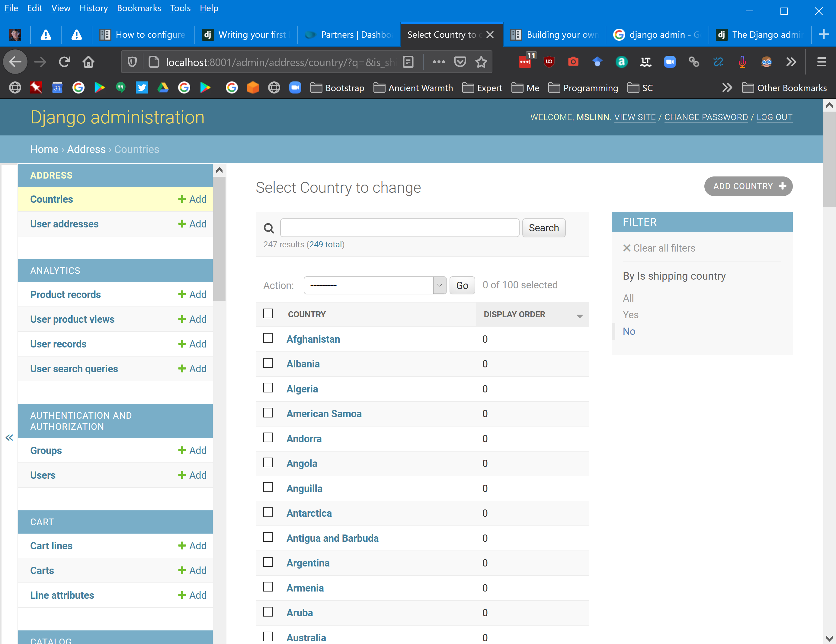 Evaluating Django-Oscar, a F/OSS Shopping Cart