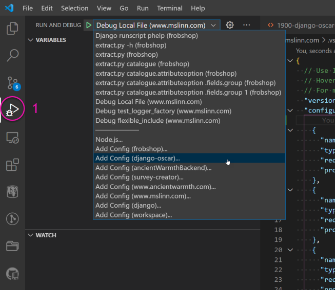 VSCode Debugging and the Django-Oscar Sandbox
